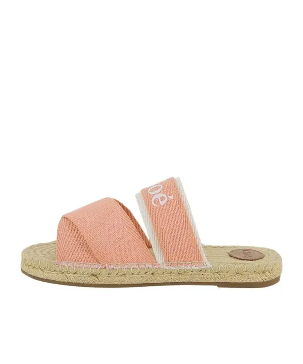 Chloé Logo Flat Sandals