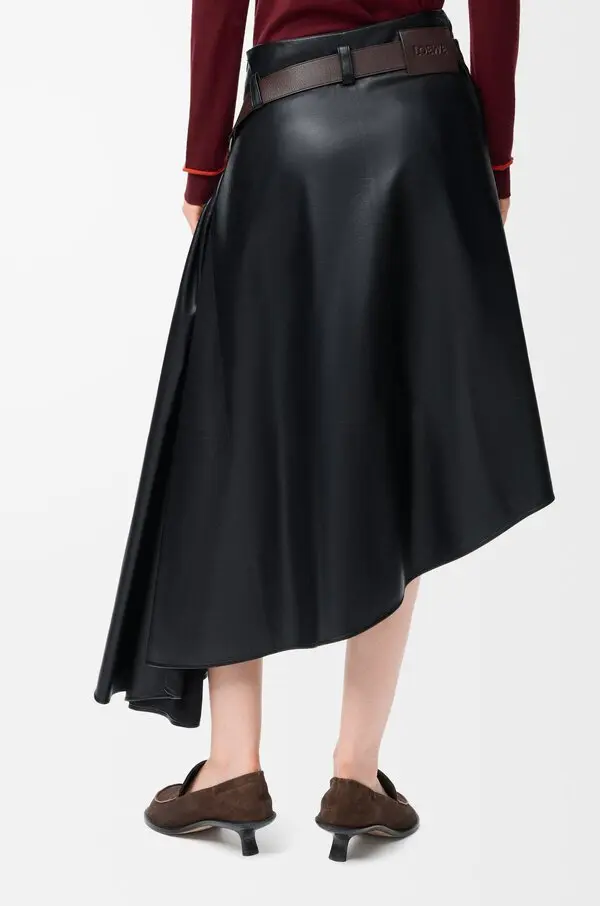 Loewe Belted Asymmetric Draped Skirt