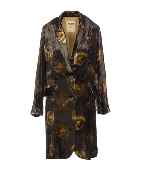 UMA WANG Single-breasted Coat - Black