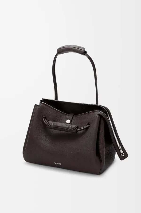 Loewe Large Madrid Bag In Supple Grained Calfskin