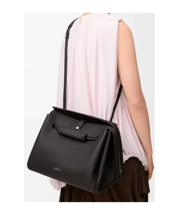 Loewe Large Madrid Bag In Supple Grained Calfskin