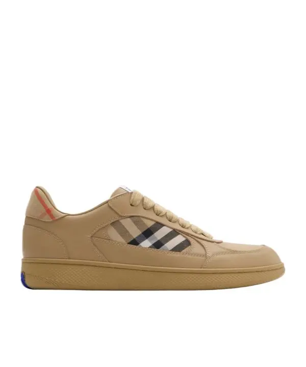 Burberry Checked Terrace Lace-up Sneakers