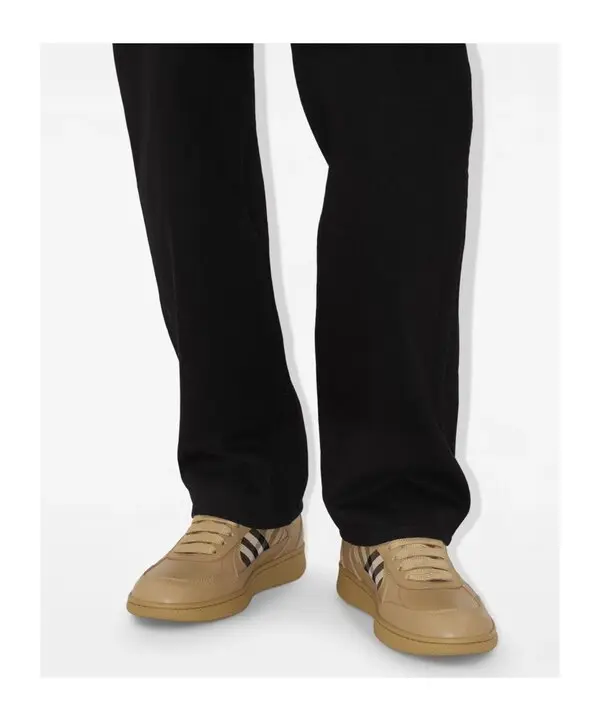 Burberry Checked Terrace Lace-up Sneakers