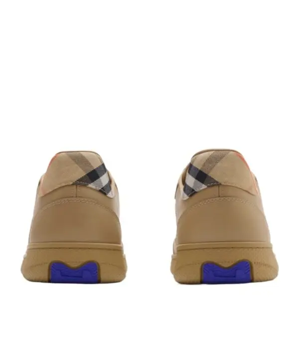 Burberry Checked Terrace Lace-up Sneakers