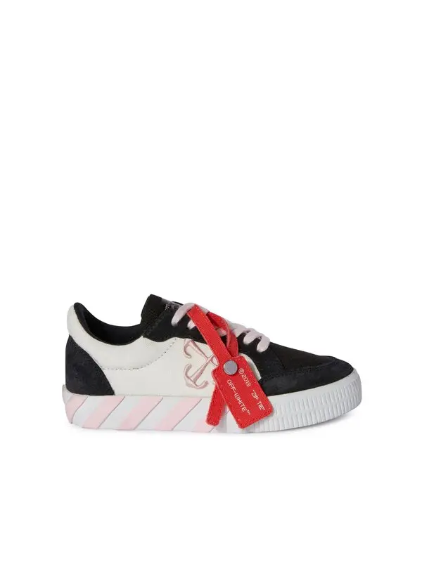 Off-White Low Vulcanized Panelled Sneakers - Black/grey