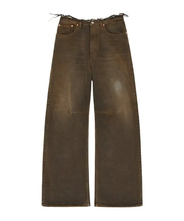 MAISON MARGIELA Distressed Wide-leg Jeans