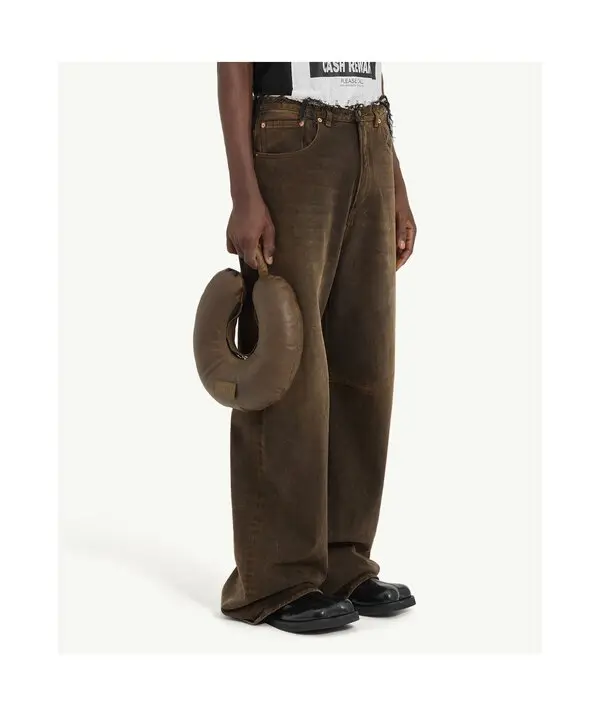 MAISON MARGIELA Distressed Wide-leg Jeans