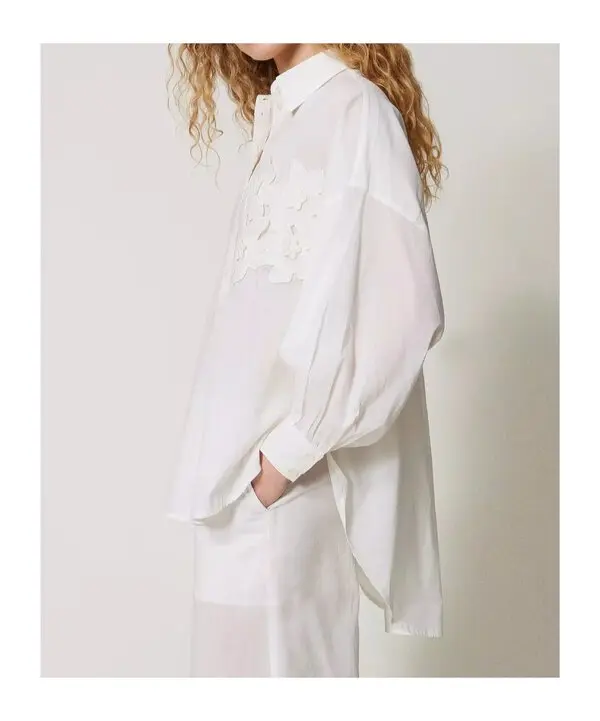 TWINSET Floral-appliqué Shirt