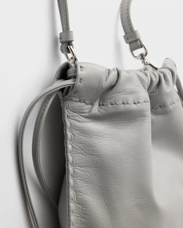 Prada Drawstring Phone Case - Granite Ash
