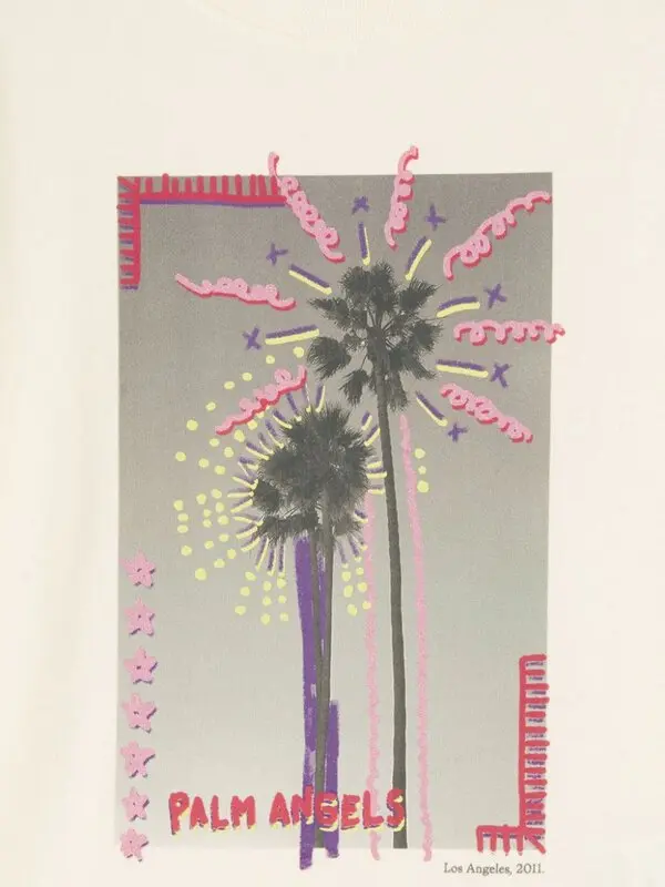 Palm Angels Los Angeles 2011" Photograph Print Cotton T-shirt