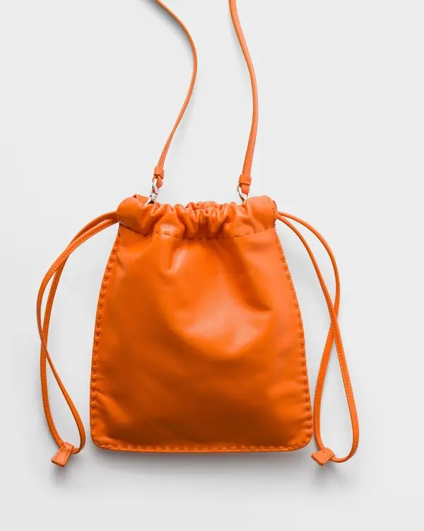 Prada Drawstring Phone Case - Orange