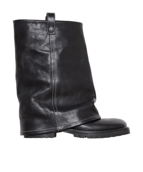 Acne Studios Slouch Calf Leather Boots