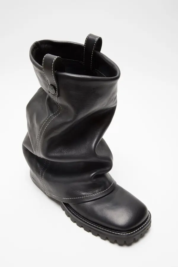 Acne Studios Slouch Calf Leather Boots