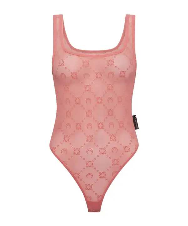 MARINE SERRE Flocked Bodysuit