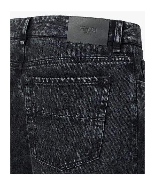 Fendi Straight-cut Five-pocket Trousers