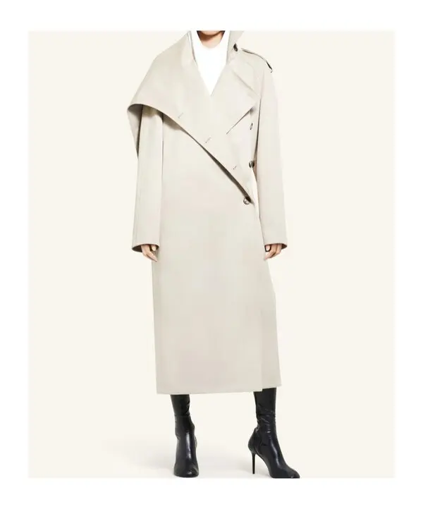 COURREGES Courrèges Button-up Long Trench Coat