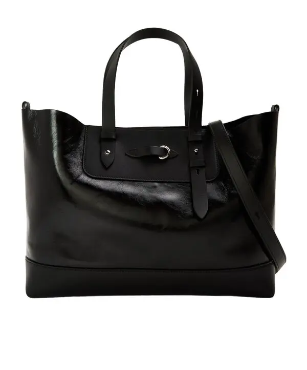 MAISON MARGIELA Minimalist Solid Color Handbag - Black