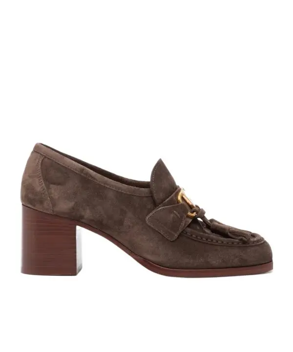 Valentino Garavani Vlogo Signature Loafer Pump 60mm - Brown