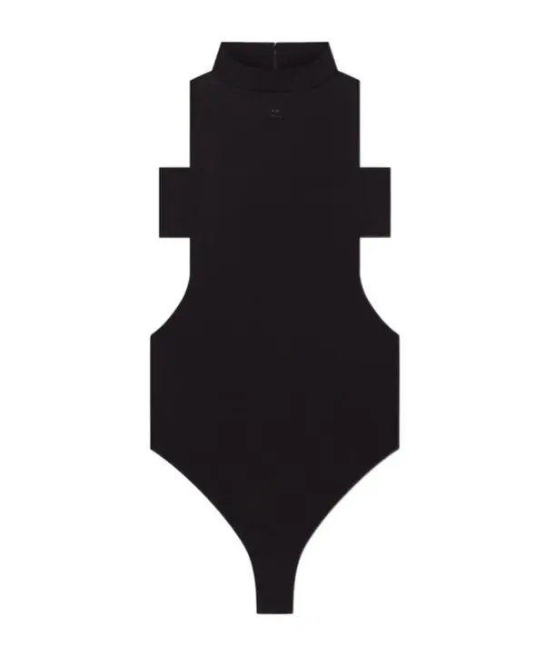 COURREGES Mock-neck Bodysuit