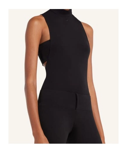 COURREGES Mock-neck Bodysuit