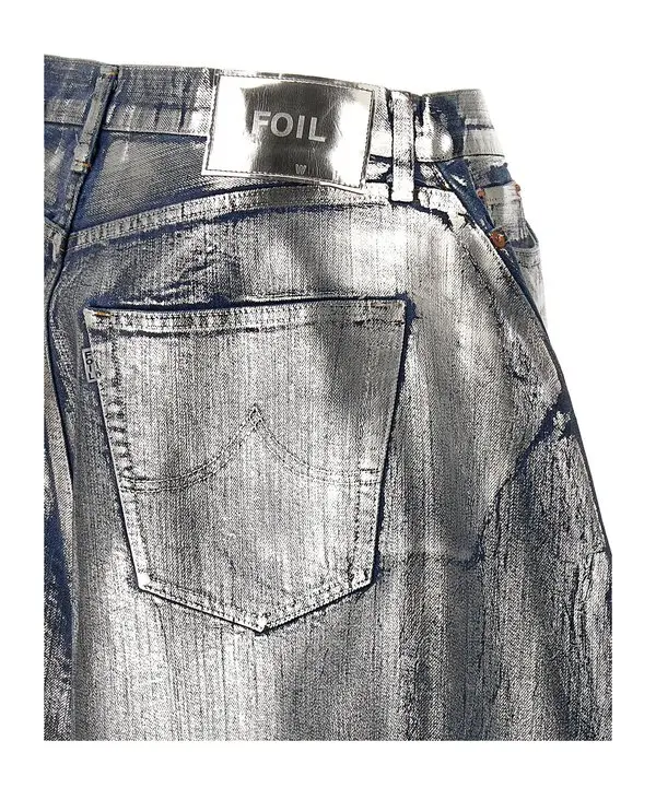 DOUBLET Denim Shorts With Belt Loops