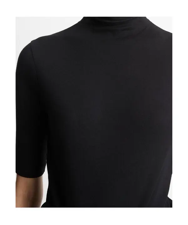 Vince Elbow-sleeved Turtleneck Top