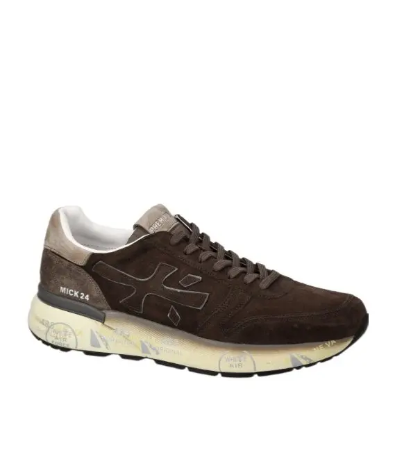Premiata Mick Suede Leather Sneakers