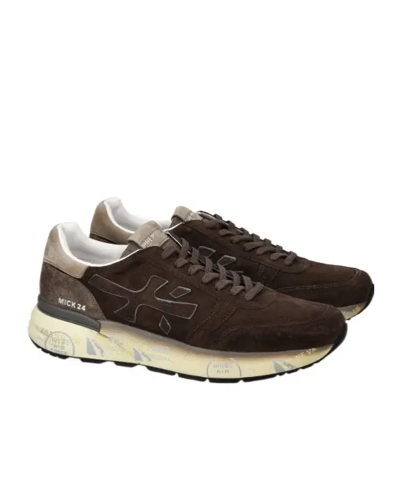 Premiata Mick Suede Leather Sneakers