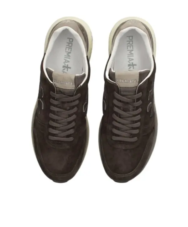 Premiata Mick Suede Leather Sneakers