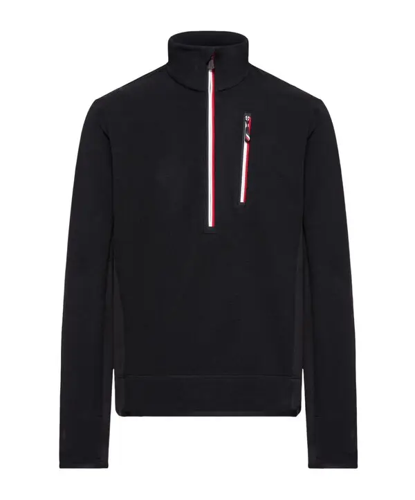 Moncler Half-zip High Neck Fleece With Zippered Pocket