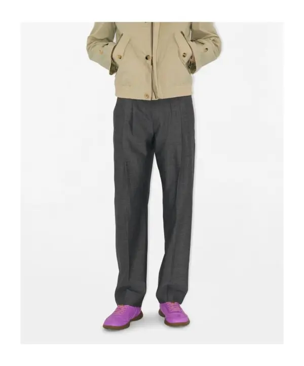 Burberry Logo Detailed Tailored Trousers