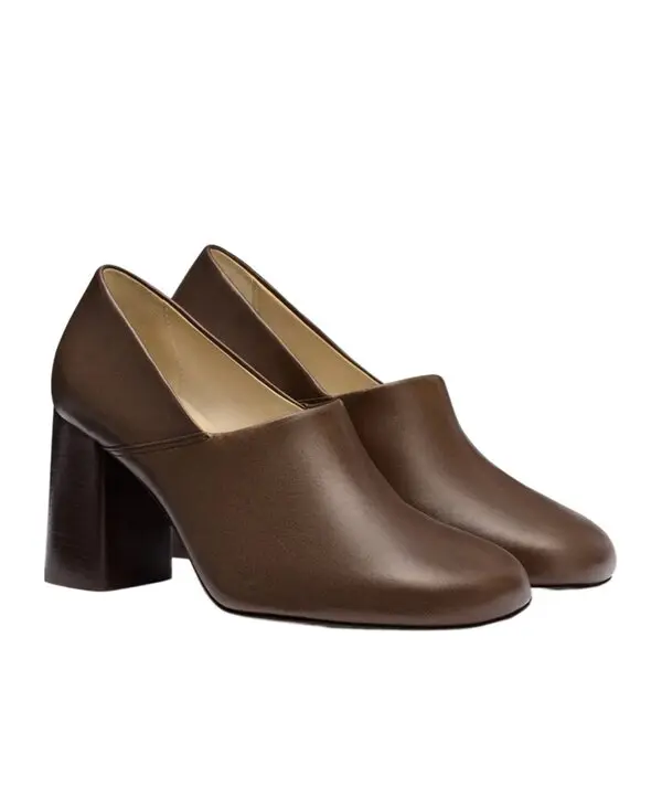 LEMAIRE Square-toe Heeled Pumps