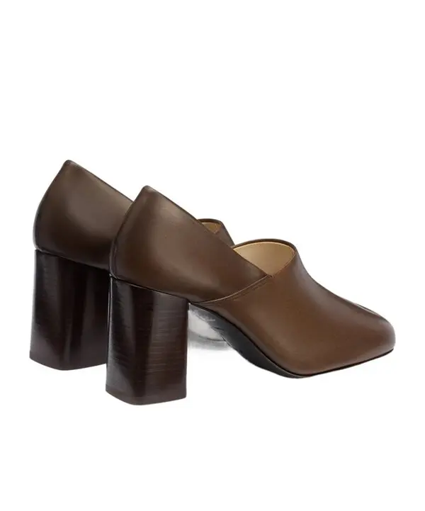 LEMAIRE Square-toe Heeled Pumps