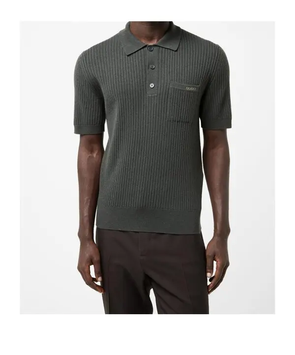 Gucci Polo Knitted Top