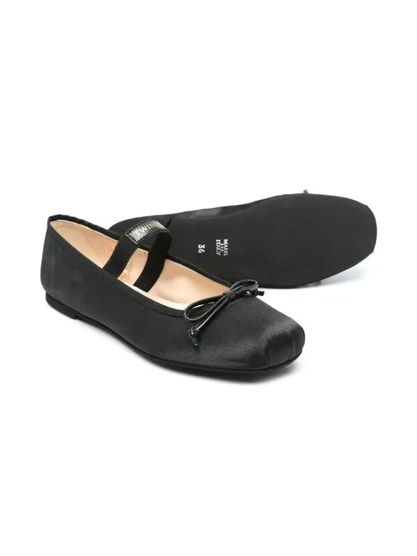 TWINSET Satin Ballet Flats