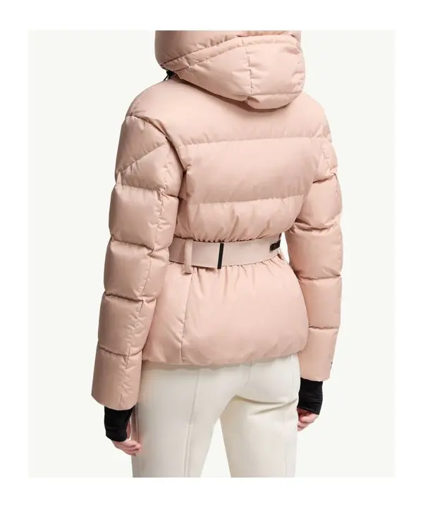 Moncler Bouquetin Hooded Down Ski Jacket - Pink