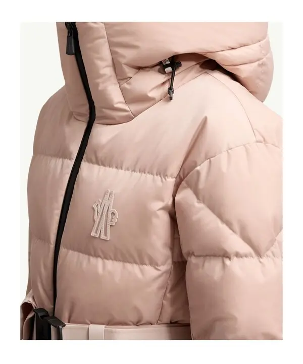 Moncler Bouquetin Hooded Down Ski Jacket - Pink