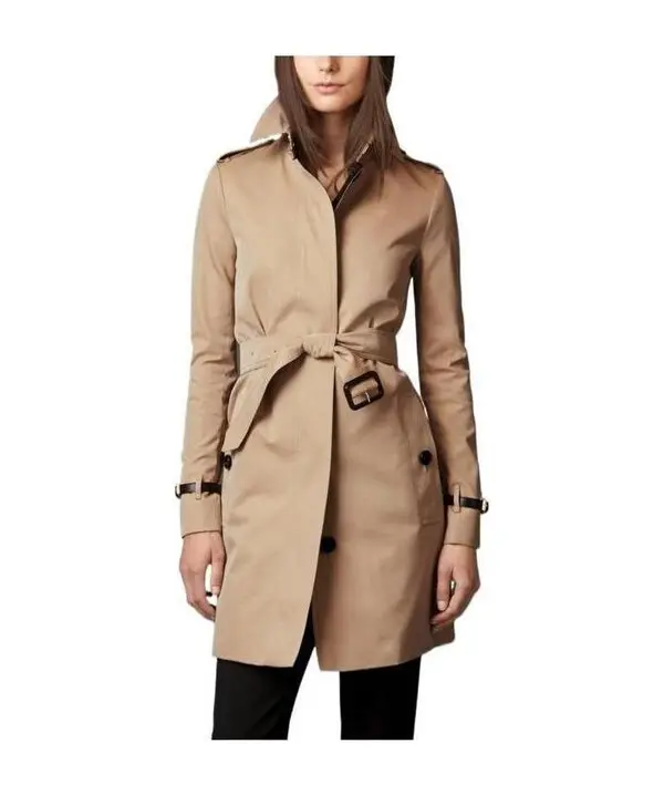 Burberry Belted Button-down Windbreaker
