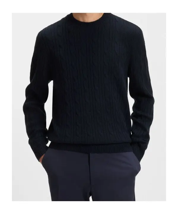 Hugo Boss Cable-knit Crewneck Jumper