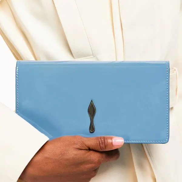 CHRISTIAN LOUBOUTIN Solid Color Shoulder Bag - Blue