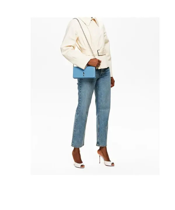 CHRISTIAN LOUBOUTIN Solid Color Shoulder Bag - Blue