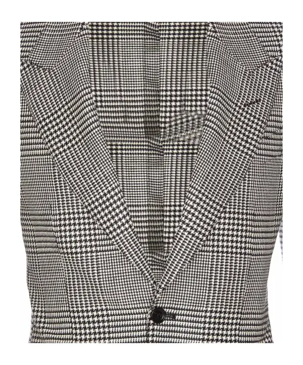TOM FORD Single-breasted Checked Blazer