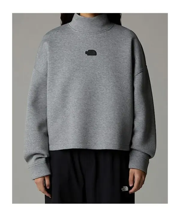 The North Face Logo-patch Mock Neck Jumper