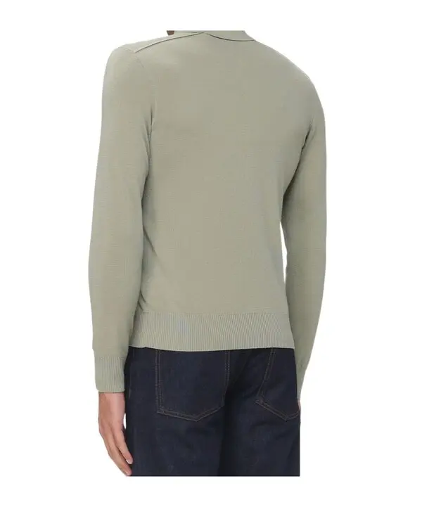 Burberry Long Sleeved Knitted Polo Shirt