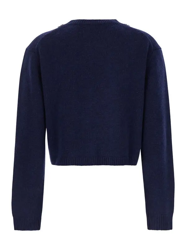 SEMICOUTURE Sofia Embellished Crew Neck Jumper