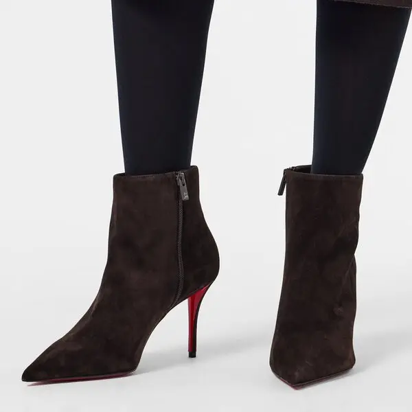 CHRISTIAN LOUBOUTIN Suede Ankle Boots