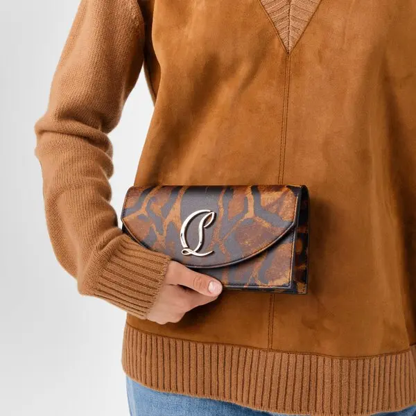 CHRISTIAN LOUBOUTIN Loubi54 Clutch Bag With Chain Strap