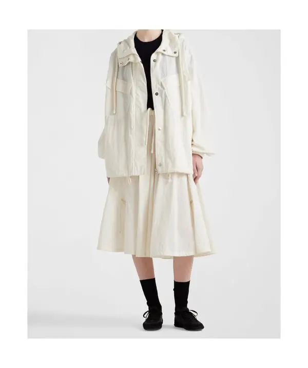 Prada Technical Pongé Blouson Jacket