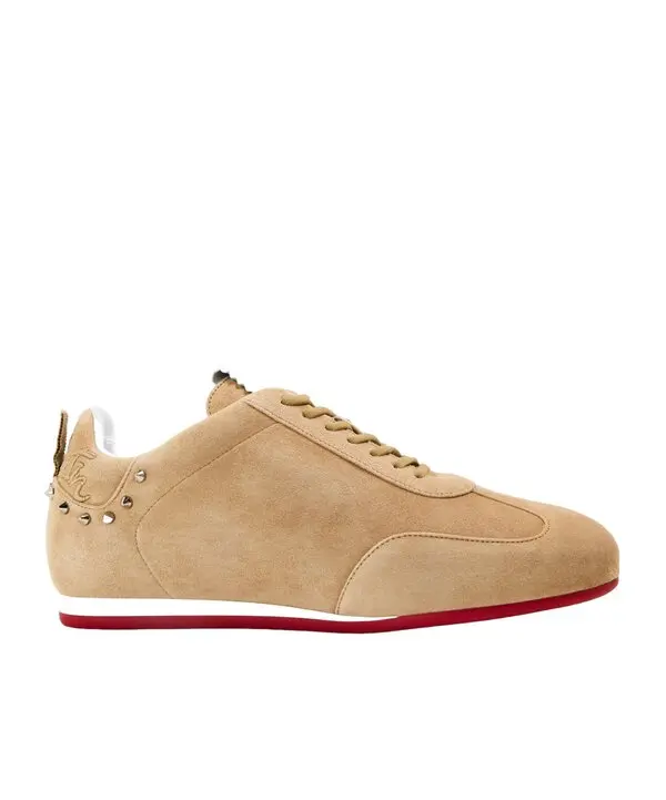 CHRISTIAN LOUBOUTIN Minimalist Leather Casual Shoes - Nude