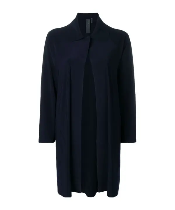 Norma Kamali Collared Open-front Coat